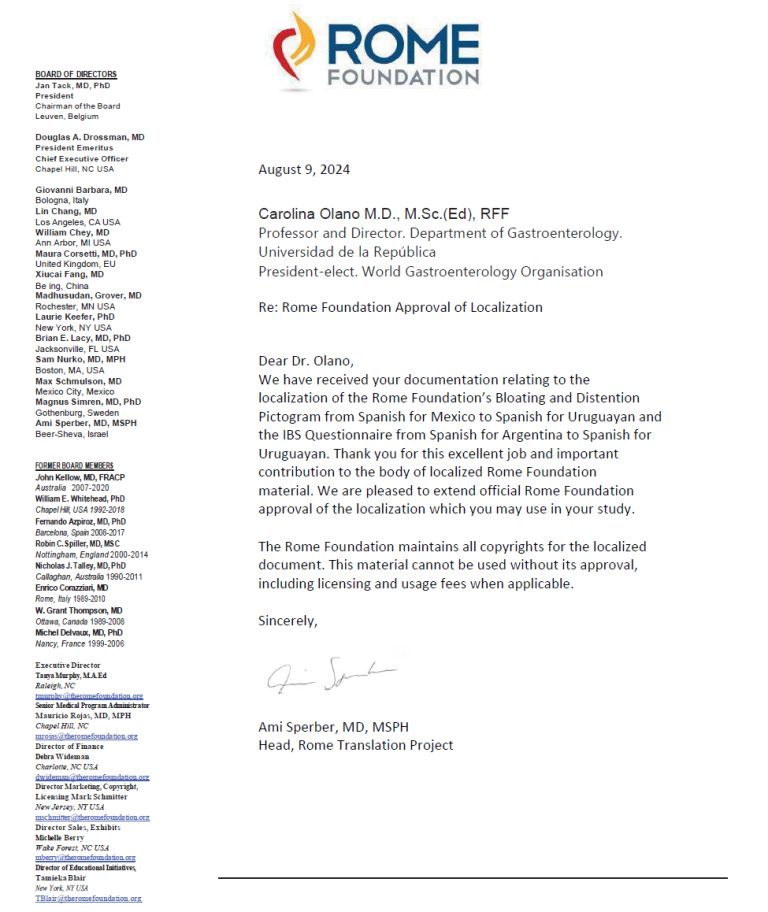 Rome Foundation – CGU